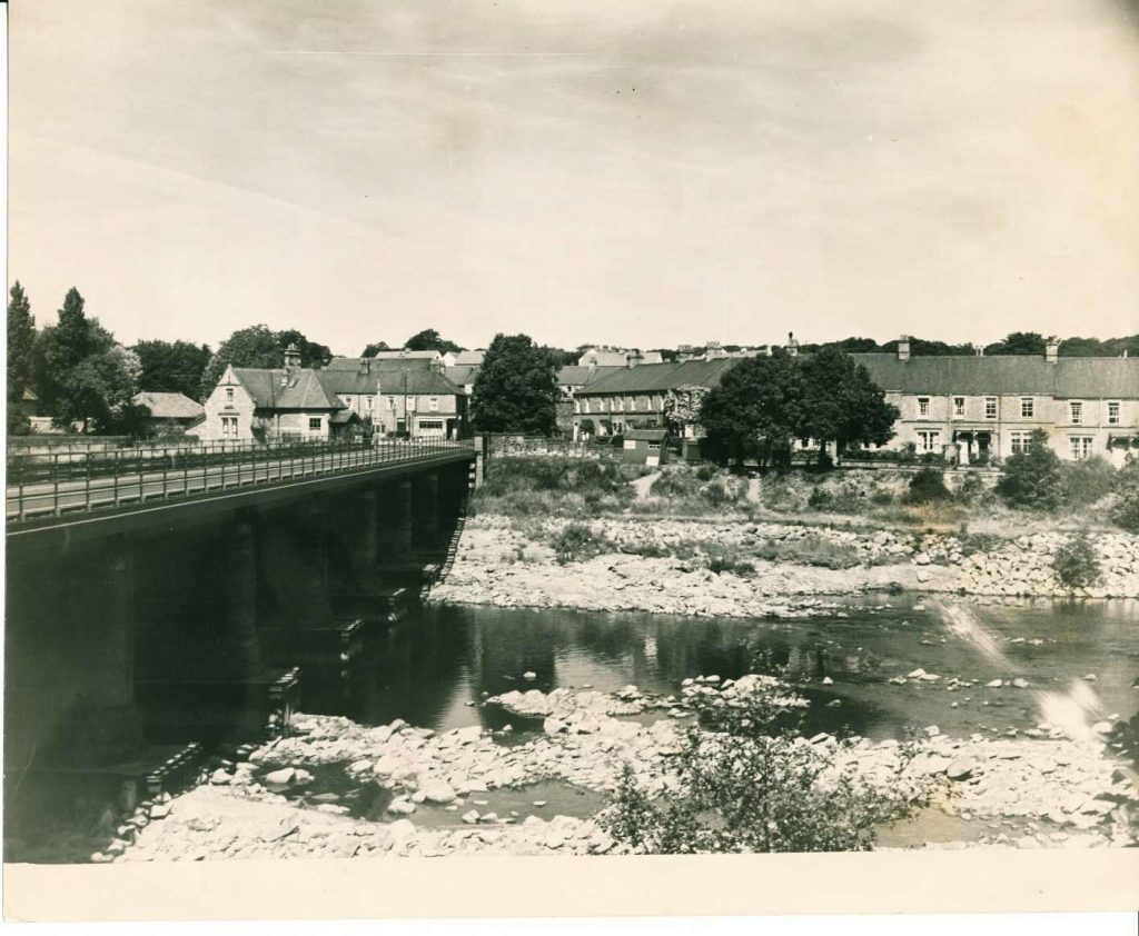Wylam Bridge from the South East in 1955 | Wylam on The Tyne